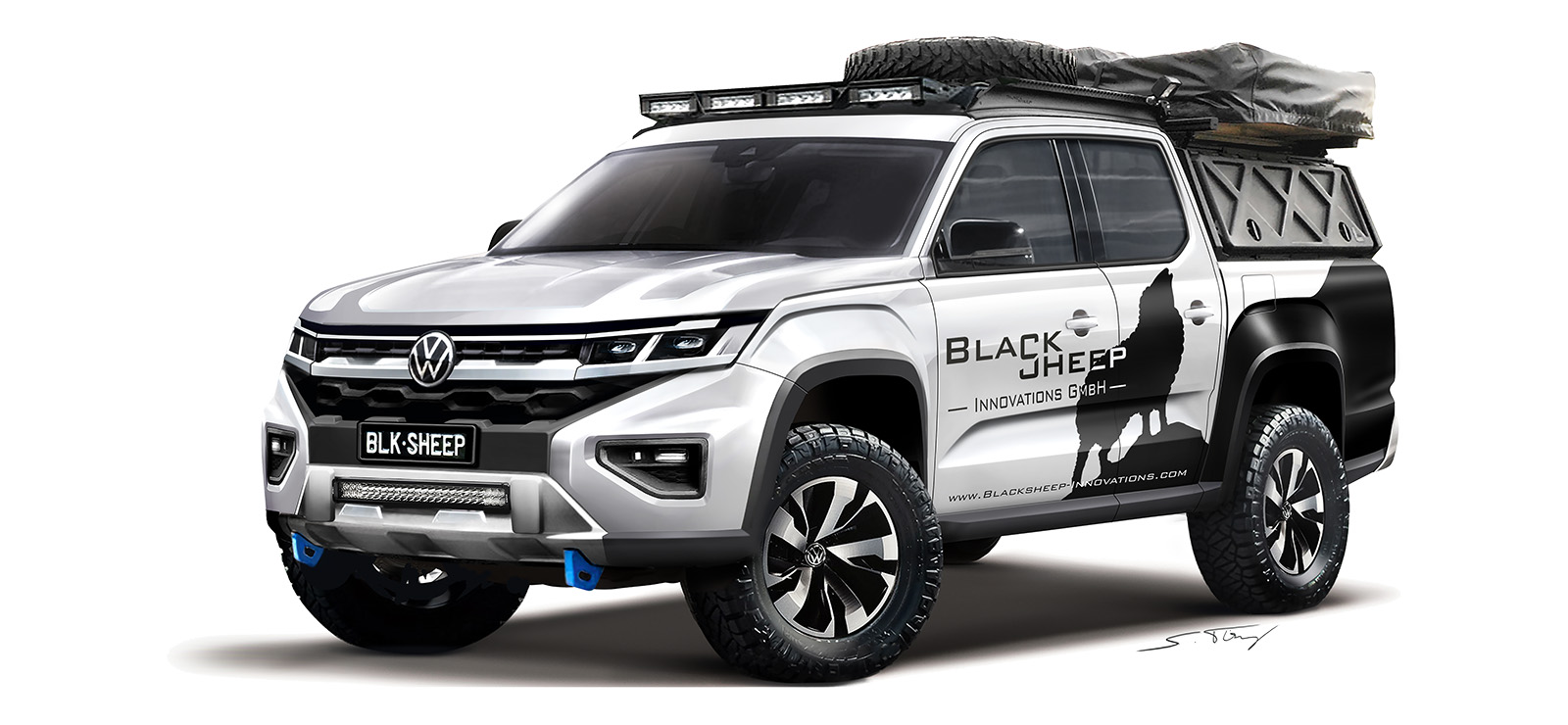 Next-Generation Volkswagen Amarok Previewed With Black Sheep Treatment ... Next-Generation Volkswagen Amarok Previewed With Black Sheep Treatment ...